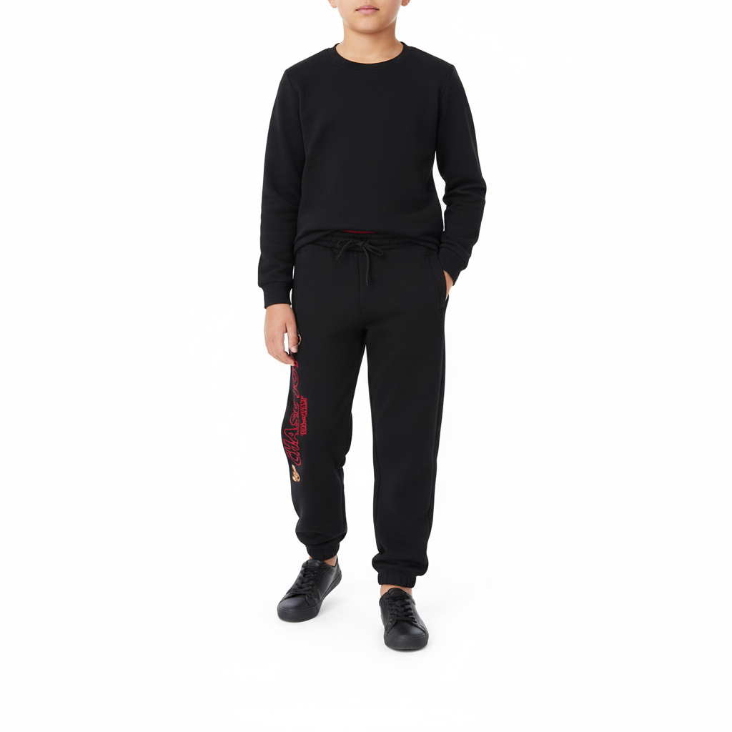 Kids' Tom & Jerry "Chase Joy" Relaxed Tapered Joggers – Giordano