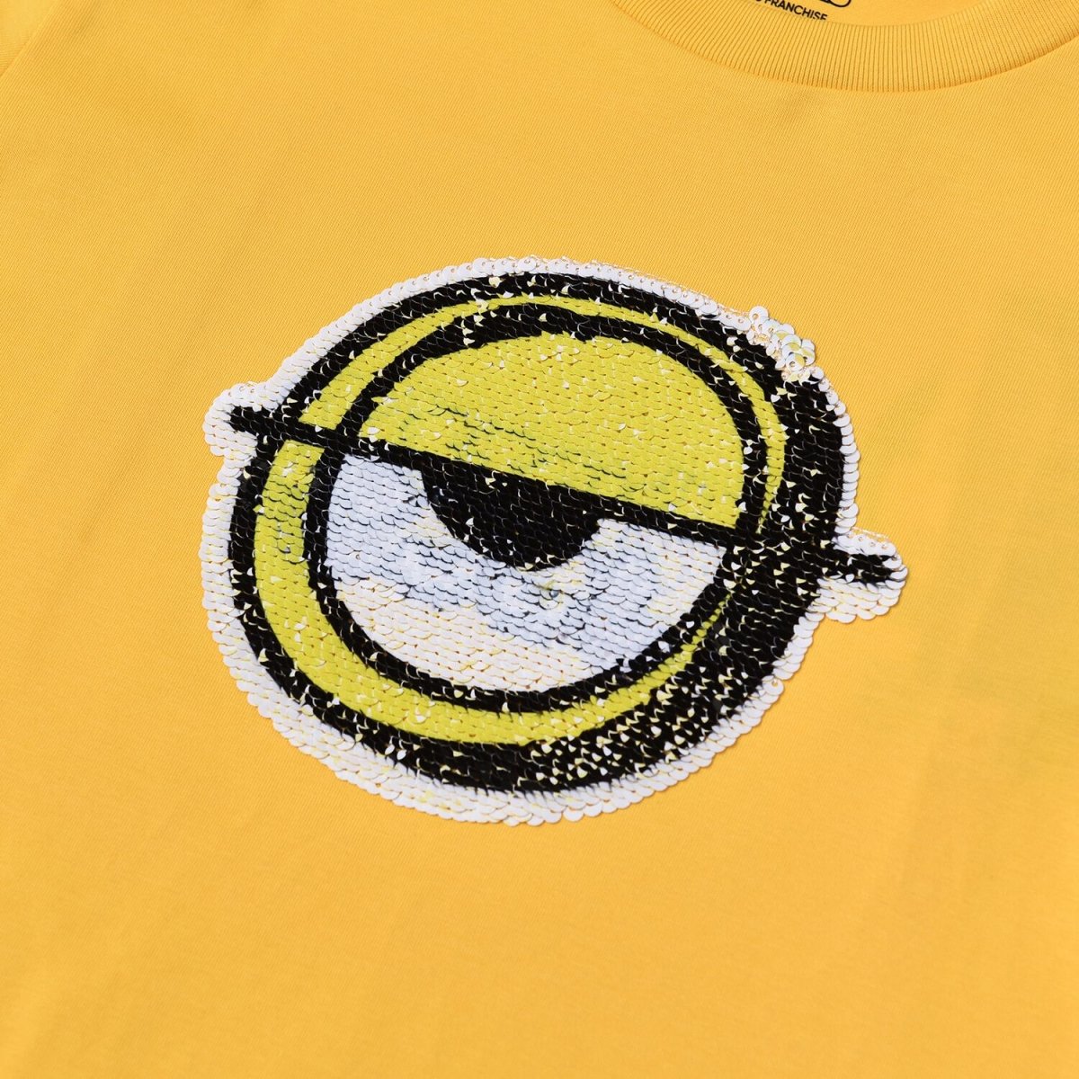 Kids’ Regular Fit Crew Neck Print Tee| Minion Collection - Yellow ...