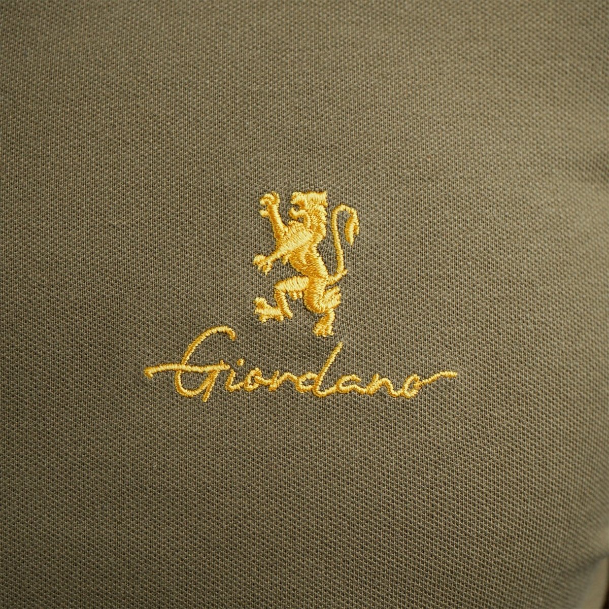 Men's Classic Slim Fit Polo With Signature Embroidery - Giordano