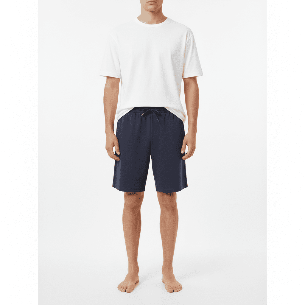 Giordano Men's Regular Fit Mid-Rise Everyday Comfortable Shorts | Grey
